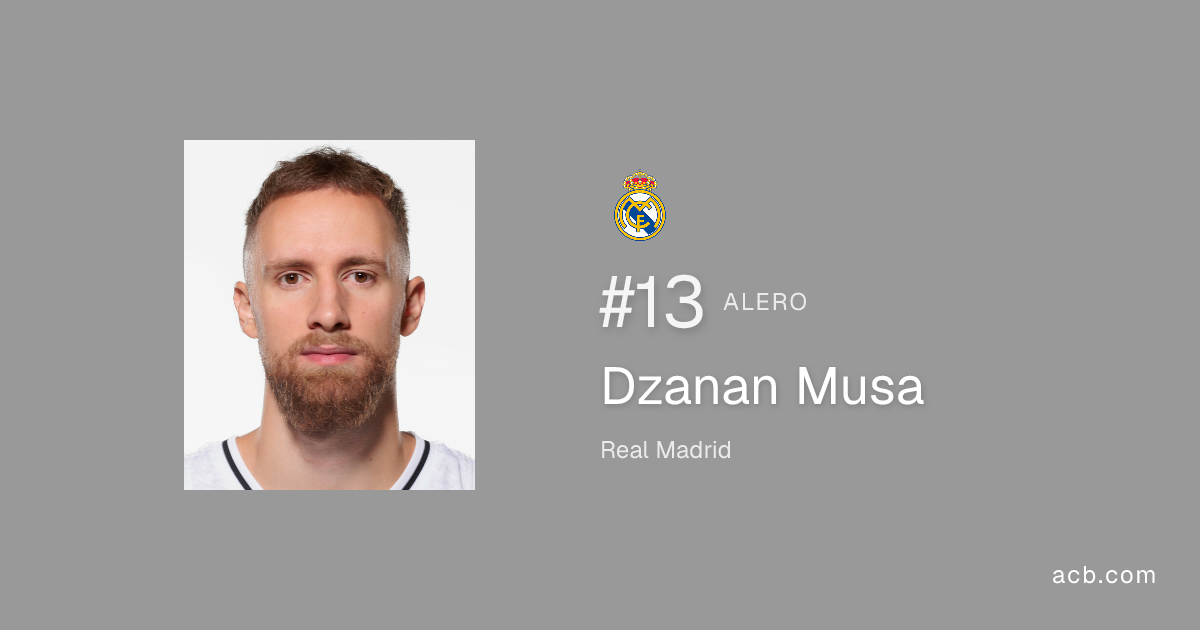 Dzanan Musa | Jugador acb | acb.com