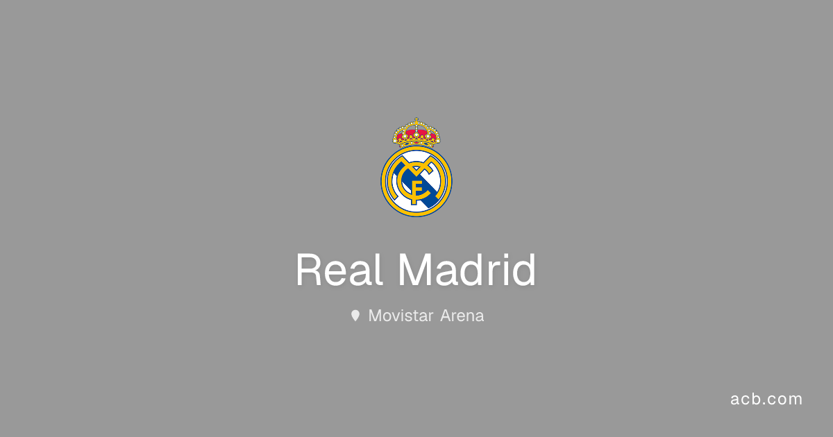 Plantilla Real Madrid | Equipo acb | acb.com