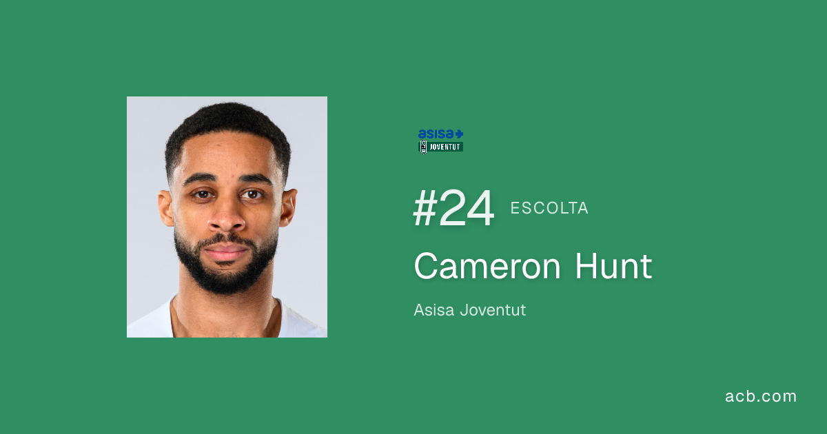 Temporada Cameron Hunt | Jugador acb | acb.com