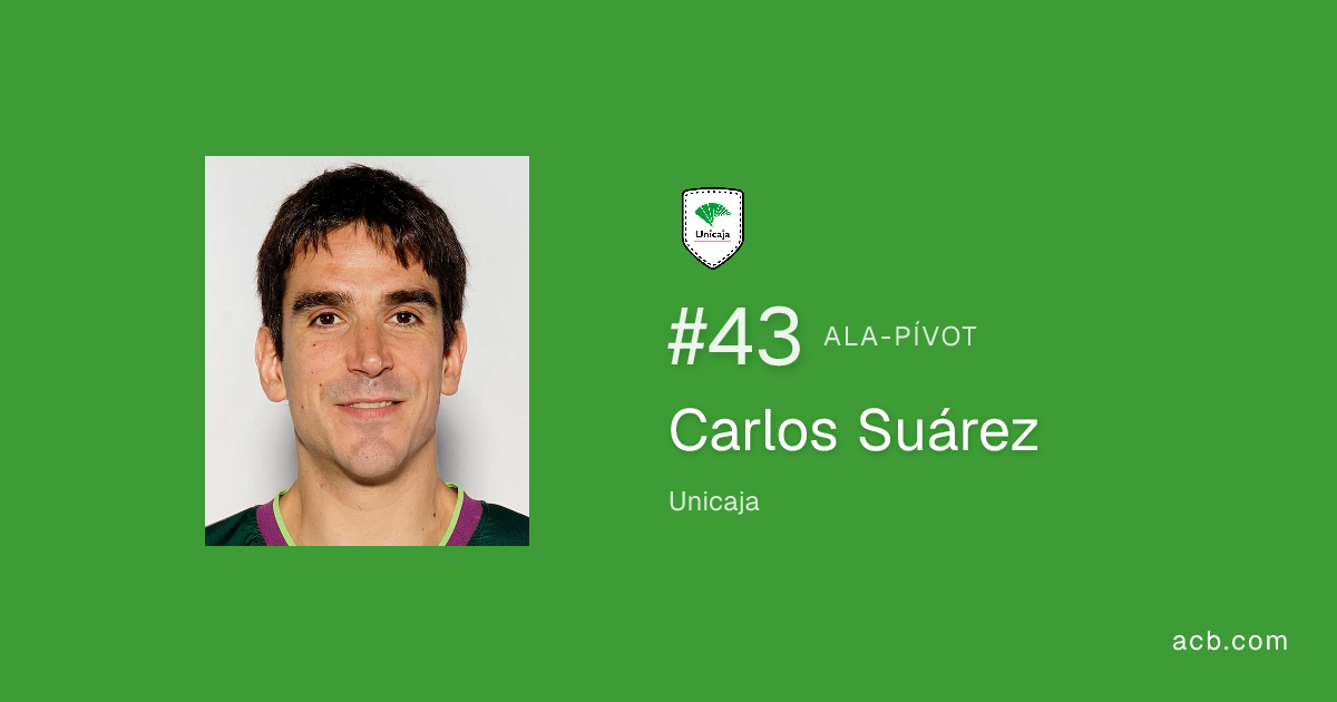 Carlos Suárez | Jugador acb | acb.com