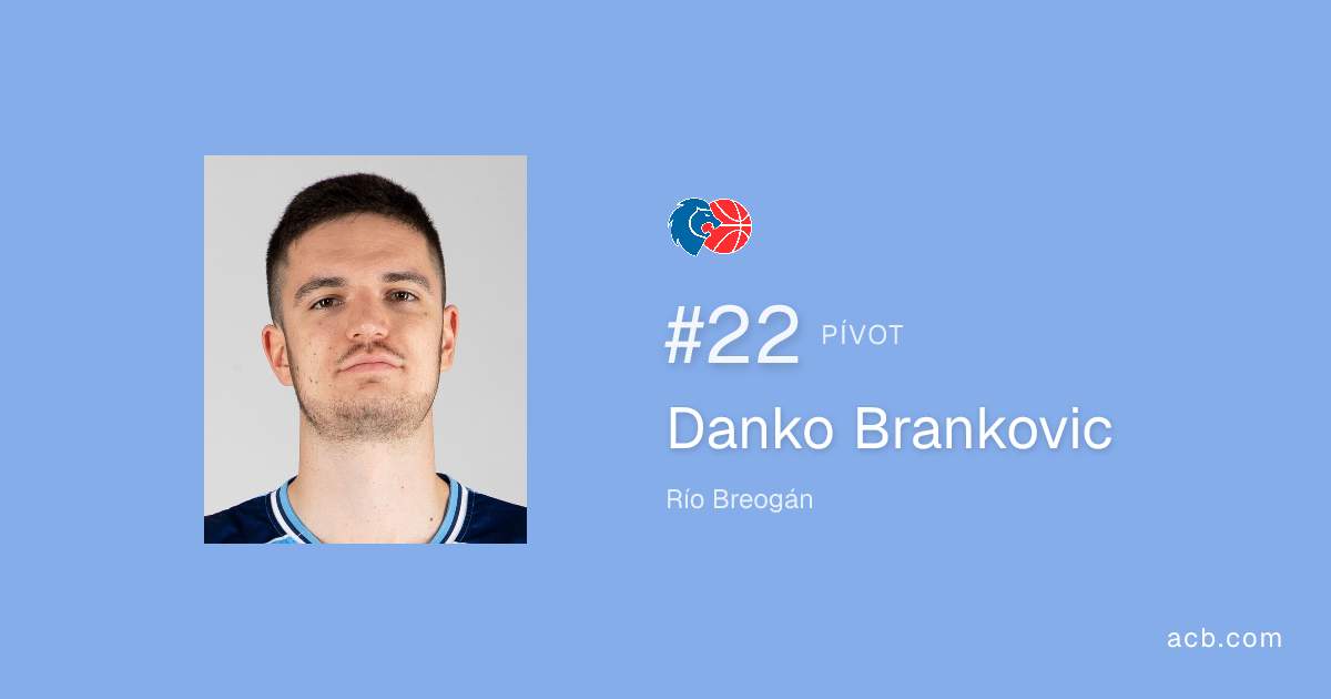 Temporada Danko Brankovic | Jugador acb | acb.com