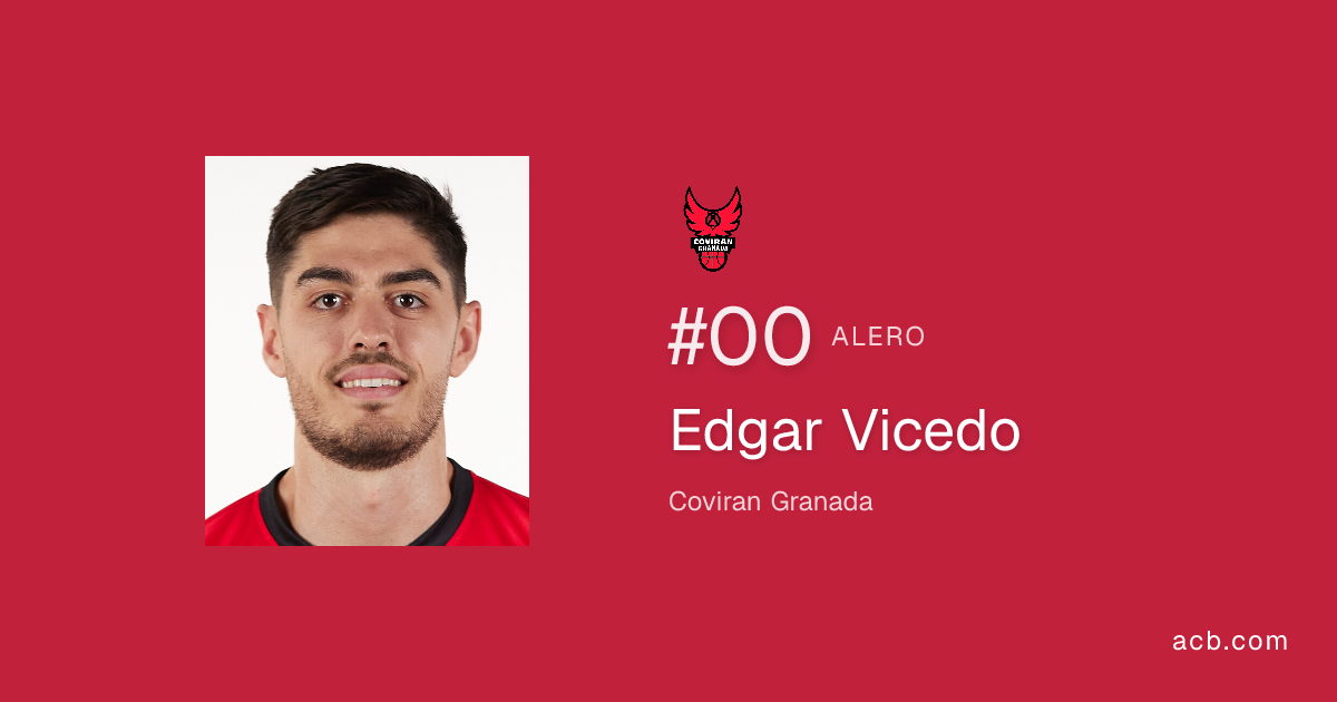 Temporada Edgar Vicedo | Jugador acb | acb.com