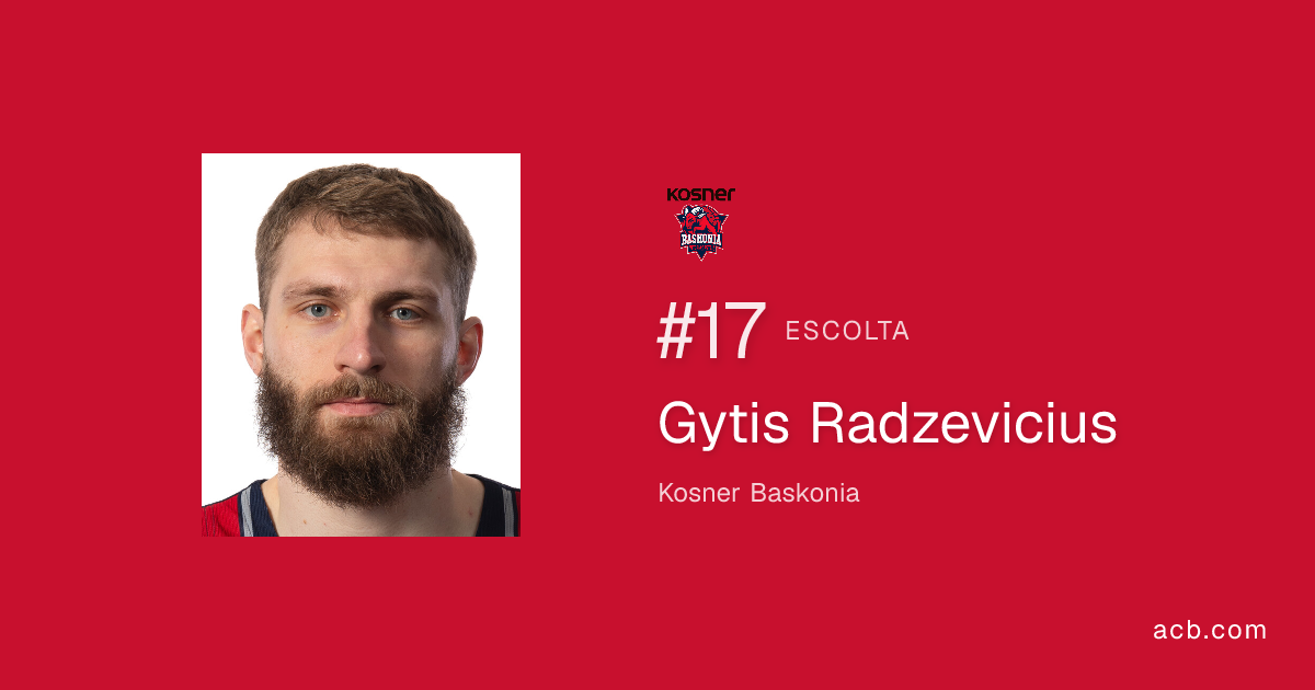Gytis Radzevicius | Jugador acb | acb.com