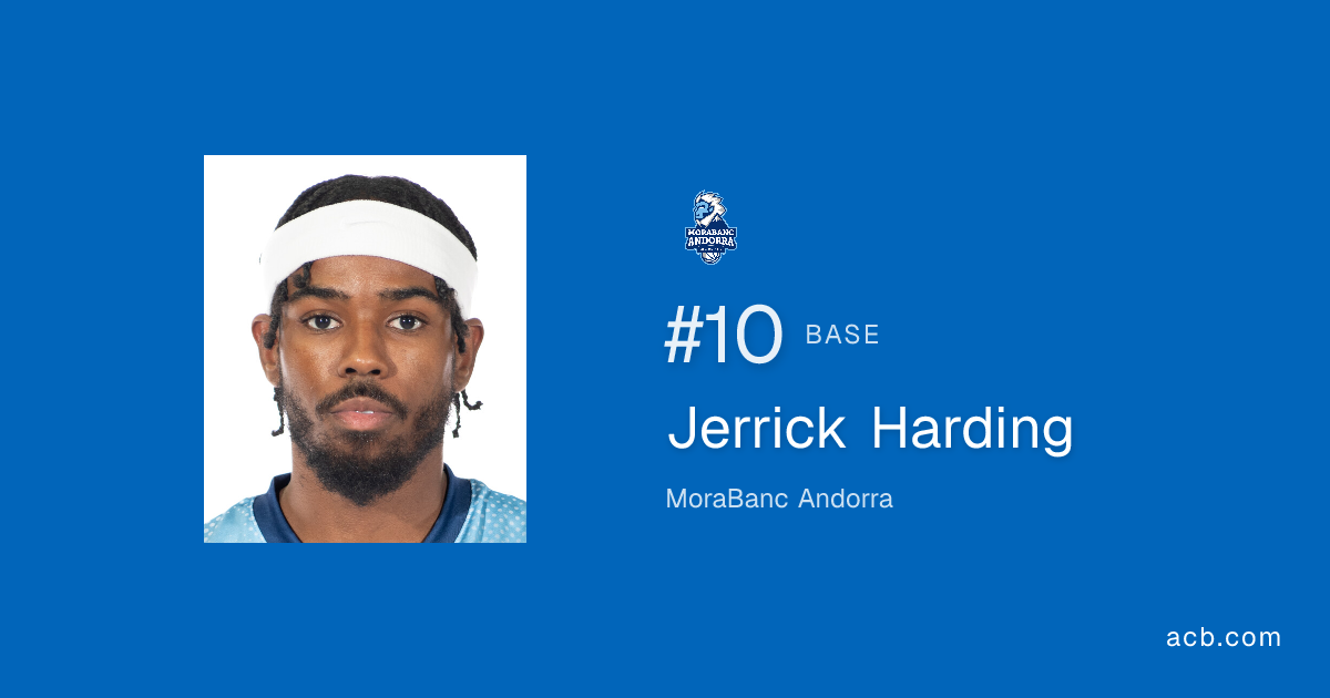 Temporada Jerrick Harding | Jugador acb | acb.com