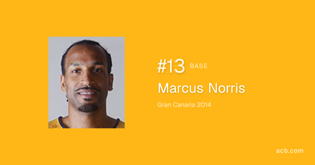 Marcus Norris | Jugador acb | acb.com