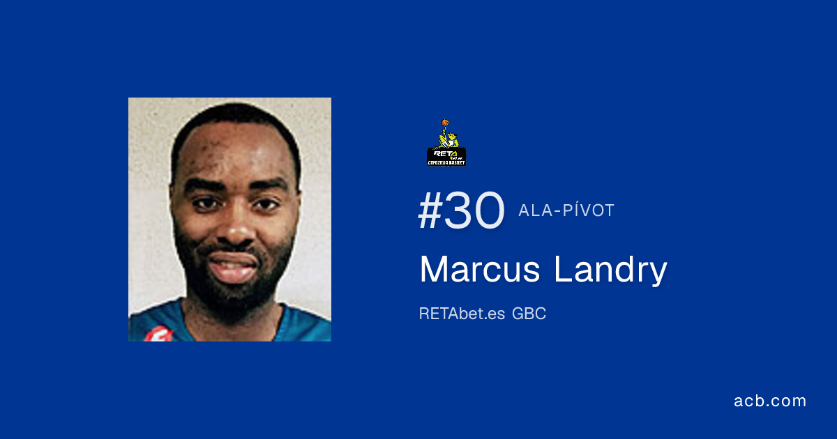 Temporada Marcus Landry | Jugador acb | acb.com