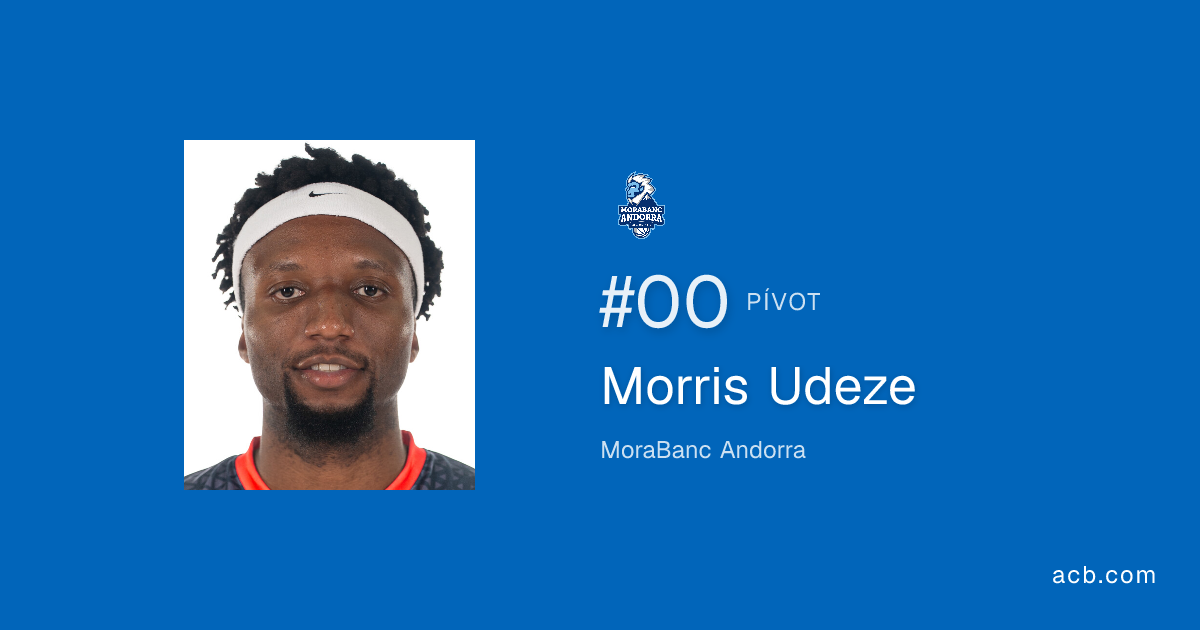 Partidos Morris Udeze | Jugador acb | acb.com